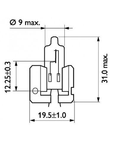 Bombilla Coche H2 Philips 12V 55W Lámpara【12,90€